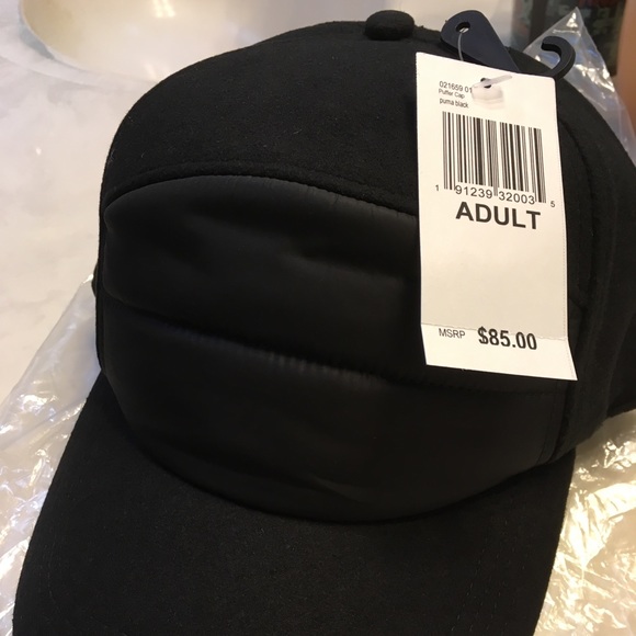 fenty x puma | Accessories | Black Fenty Puffer Cap | Poshmark
